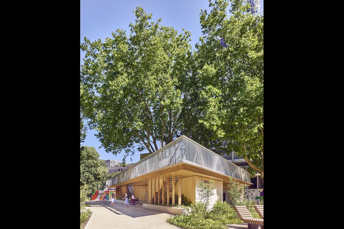 Bell Philips showcases ‘tree house’ pavilion at Elephant Park | News ...